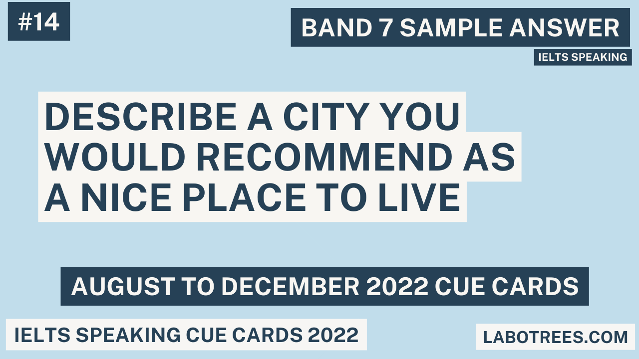 Describe a city you would recommend as a nice place to live | IELTS ... Describe a city you would recommend as a nice place to live | IELTS ...